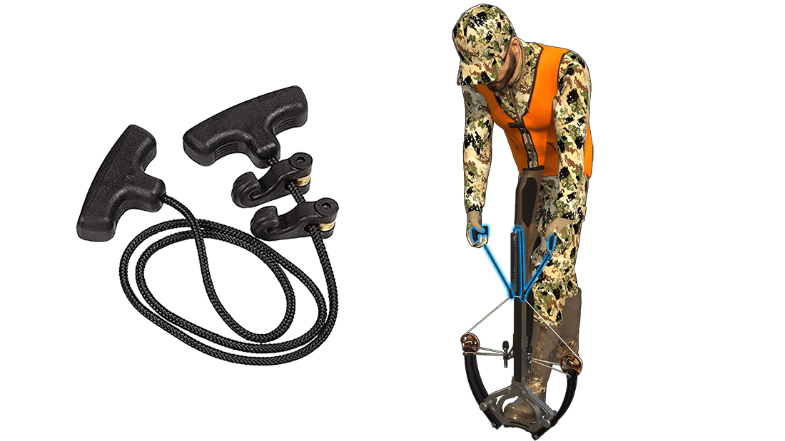 How To Cock A Crossbow With a Rope Cocking Device?