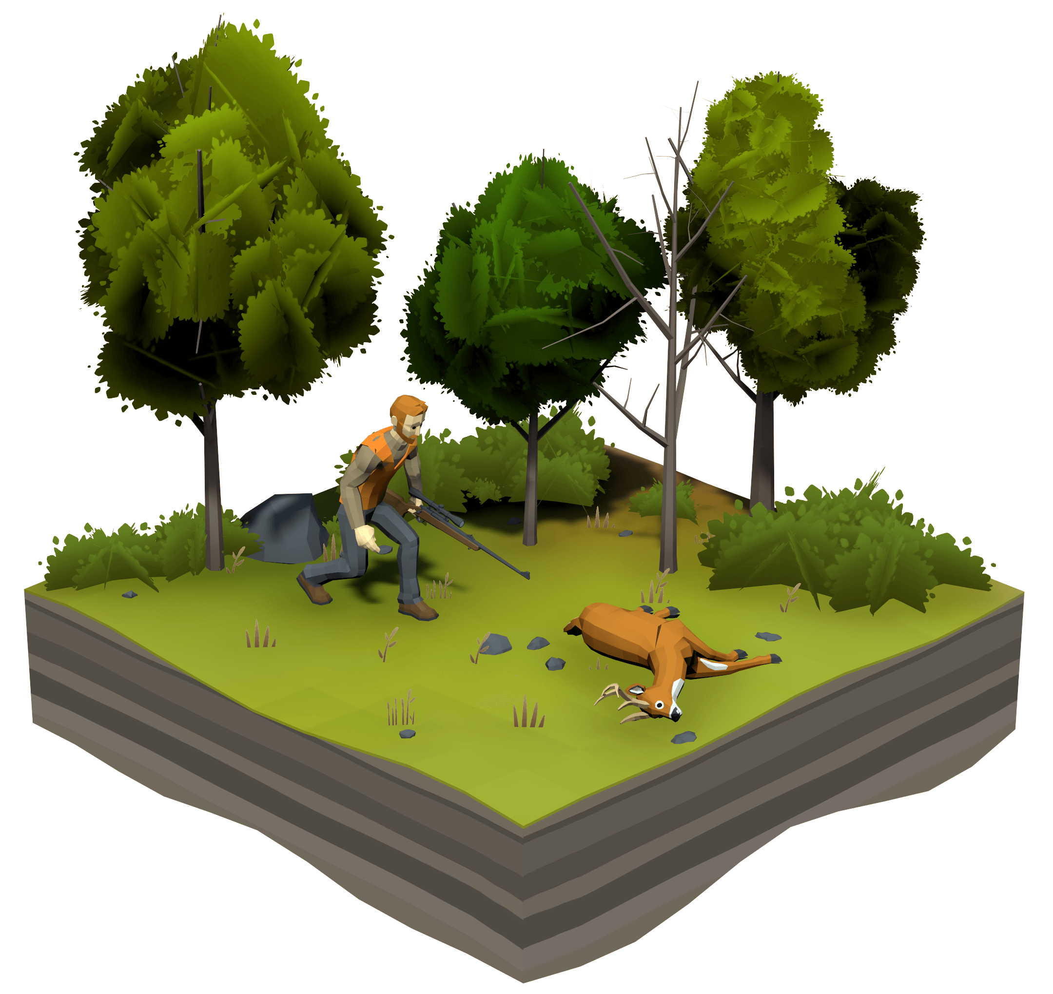 Marksmanship and Hunting; Vital Areas of Big Game Animals; Recovery