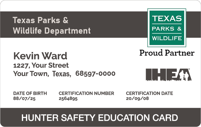 Texas Hunter Safety Course l TPWD approved Course & Test