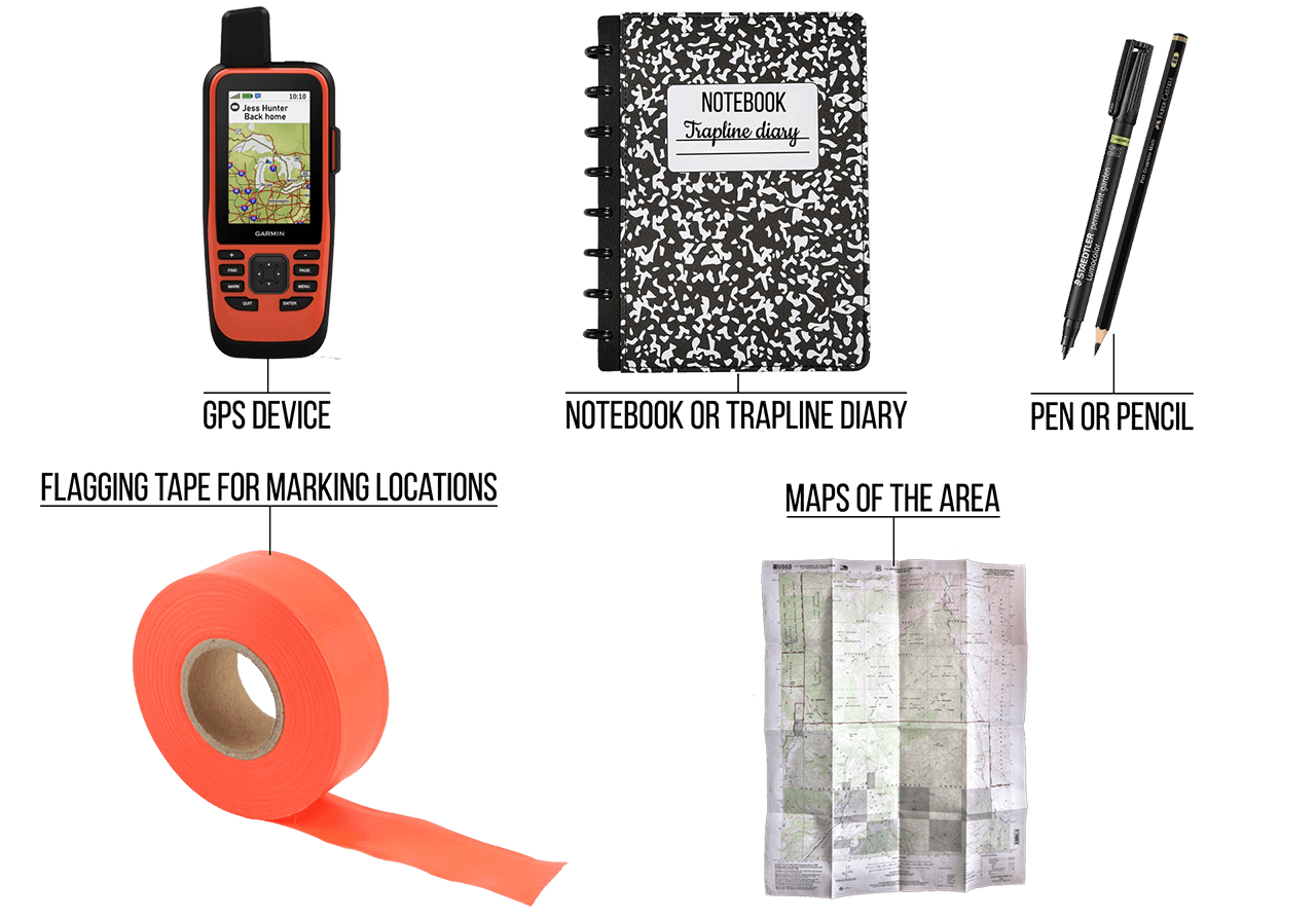 List of basic equipment for trapping